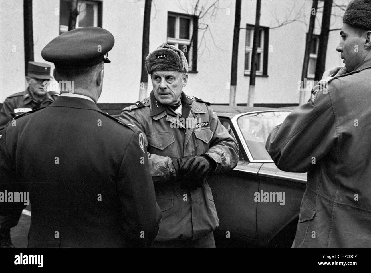 General Garrison H. Davidson in command of the 7th Army in West Germany ...