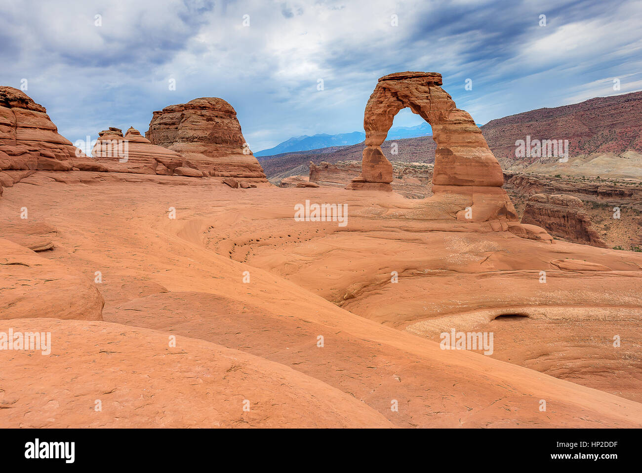 Amazing erosion of rock, Delicate Arch at Arches National Park Utah ...