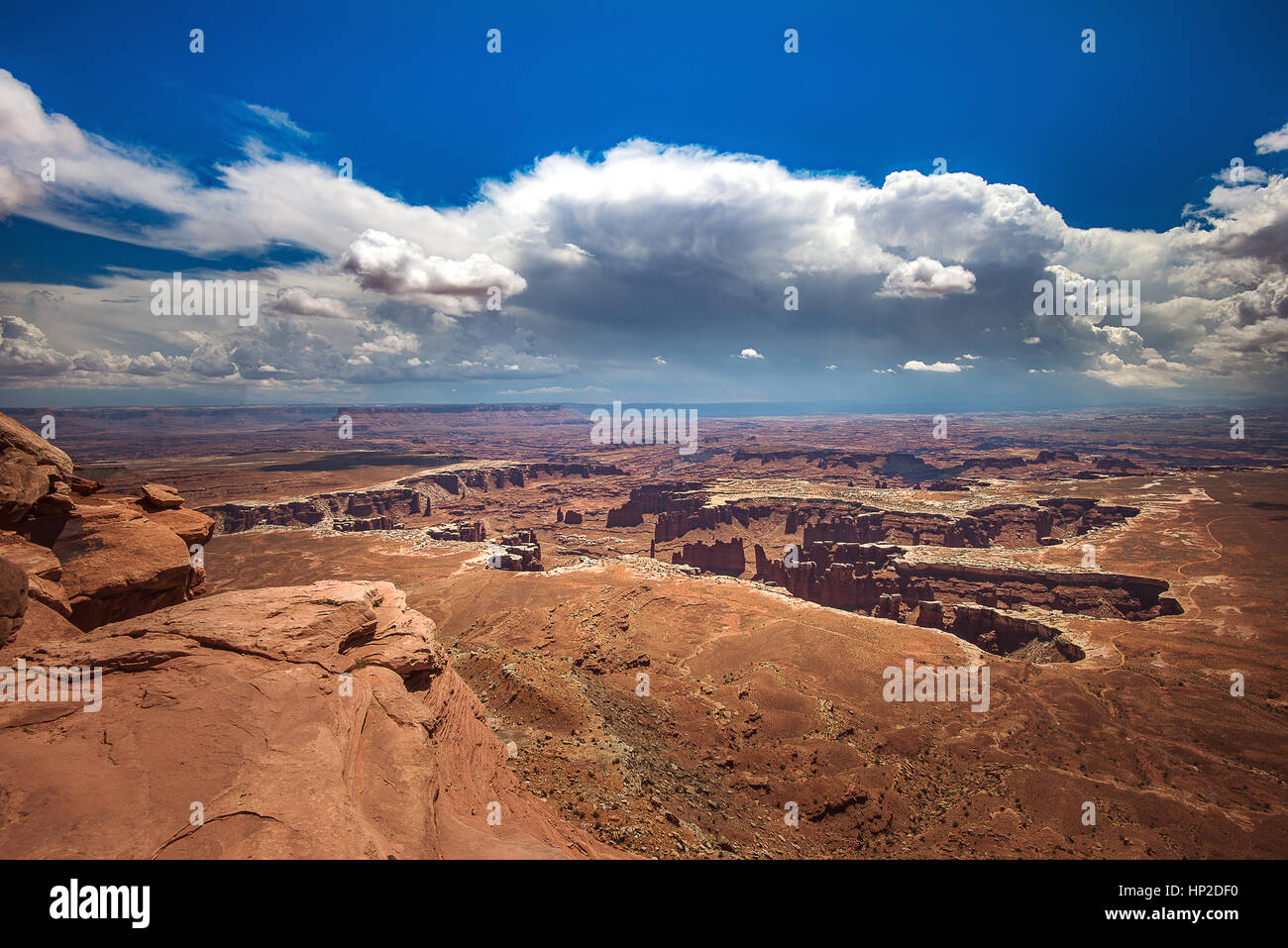 Grand view point road canyonlands hi-res stock photography and images ...