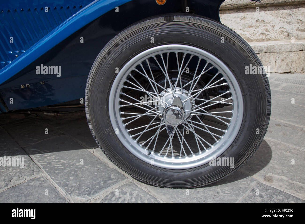 Alloy rim wheel of classic cars Stock Photo - Alamy