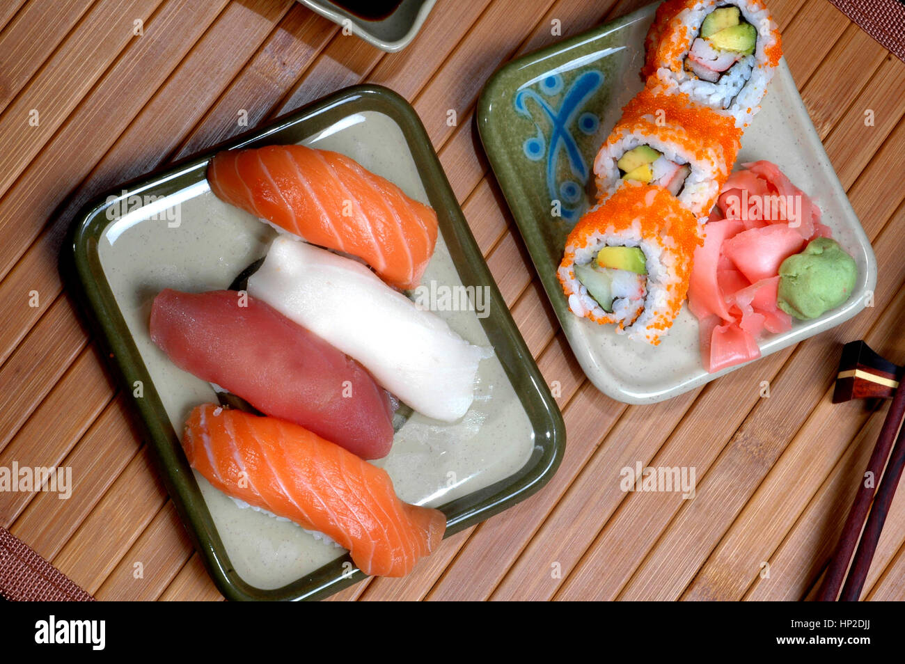 sushi appetizer and roll Stock Photo - Alamy