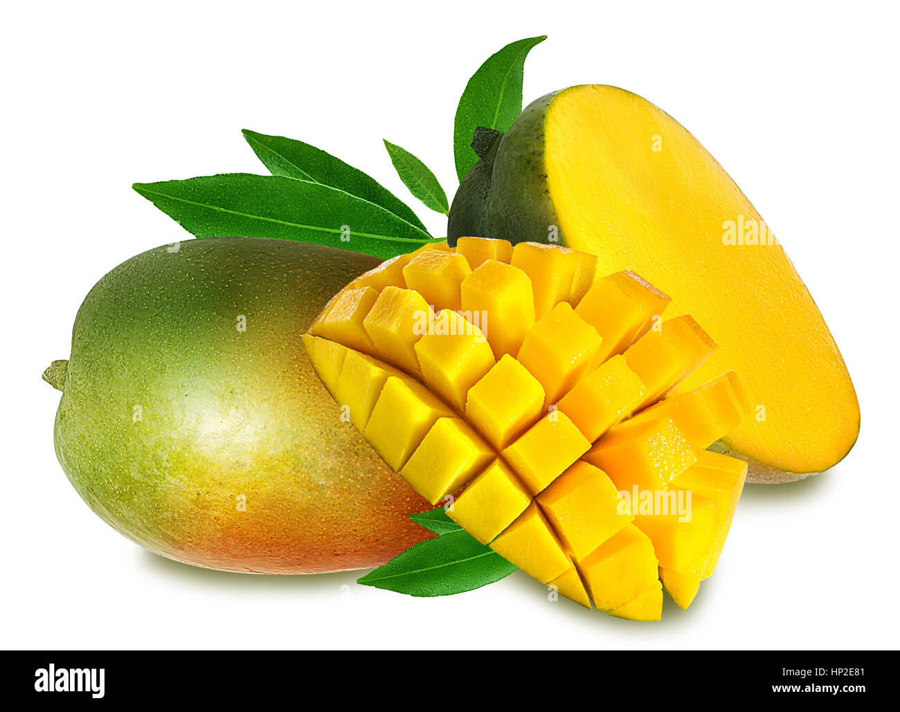mango fruit isolated on white background Stock Photo - Alamy