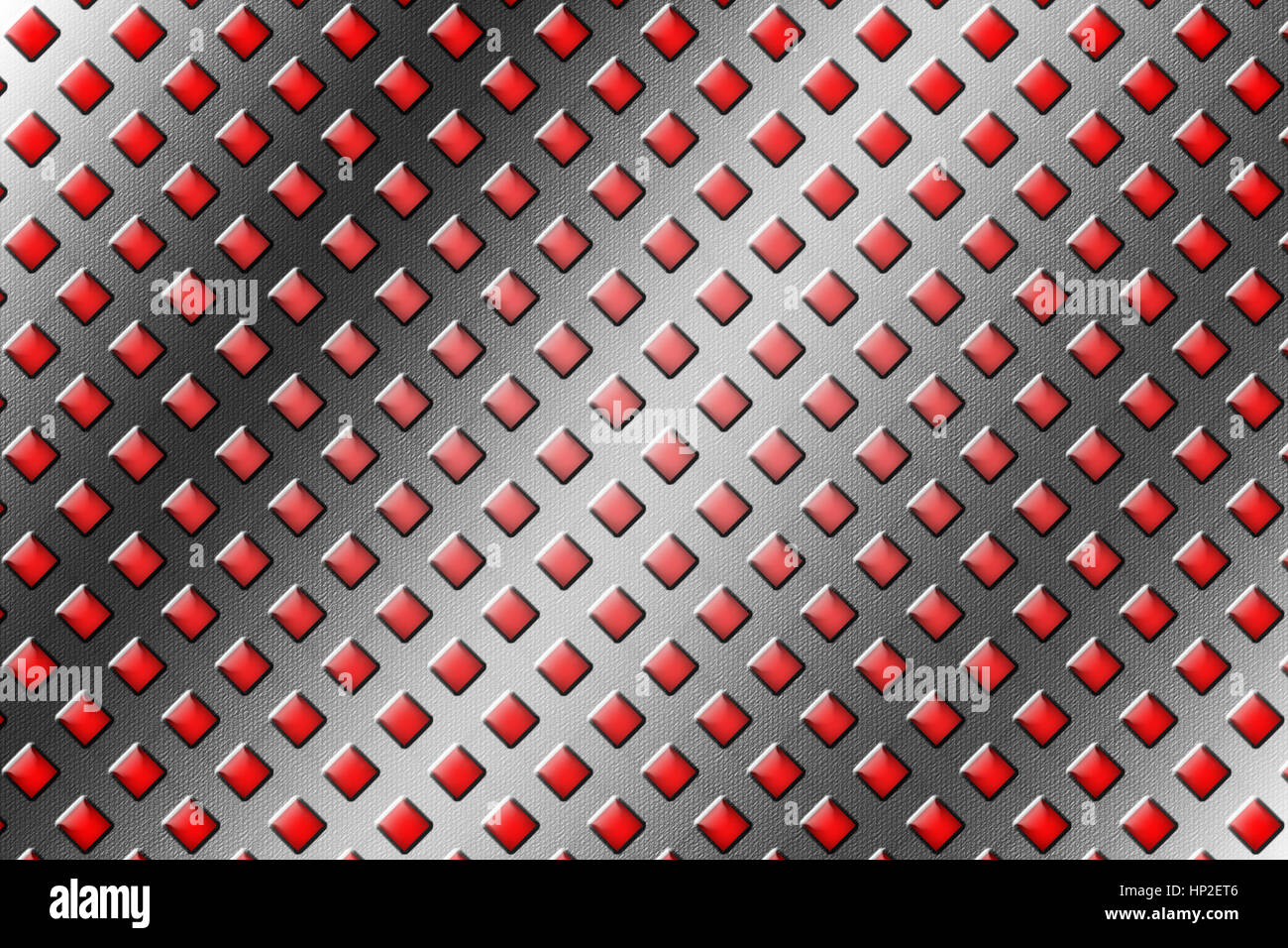 Plastic button on metallic panel Stock Photo - Alamy