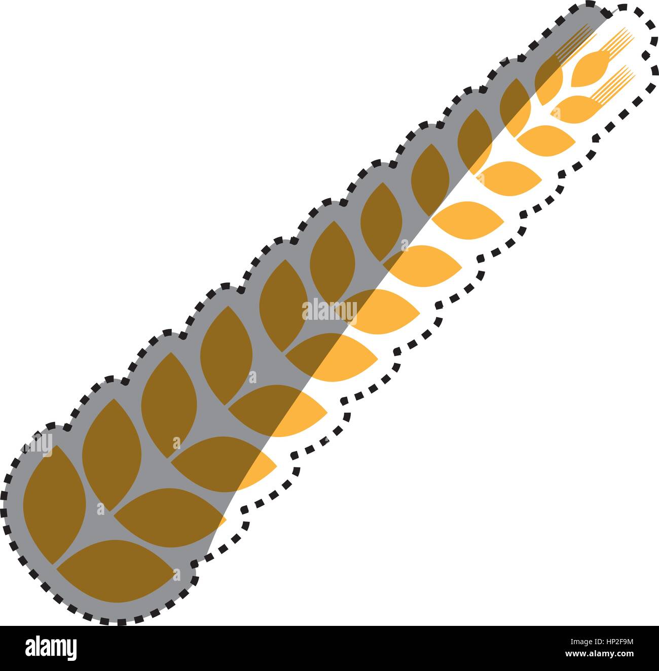 Wheat natural food icon vector illustration graphic design Stock Vector ...