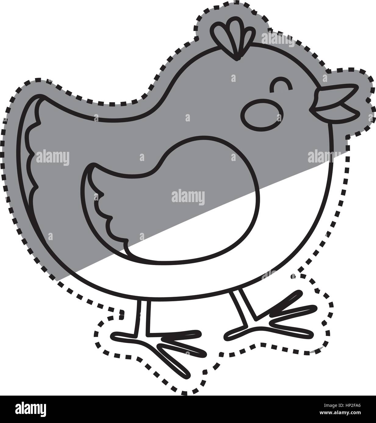 chicken farm animal icon vector illustration graphic design Stock ...
