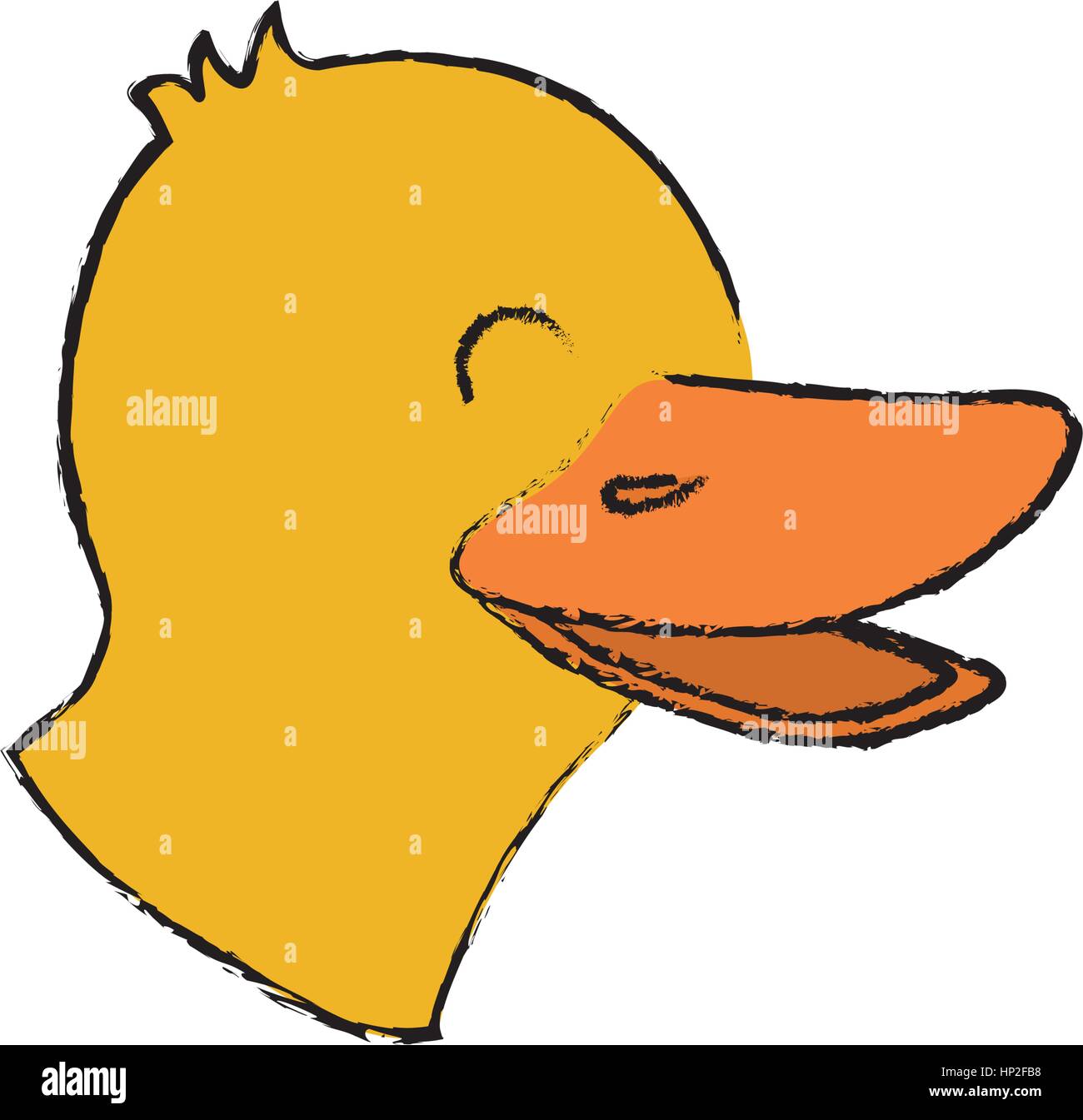 duck farm animal icon vector illustration graphic design Stock Vector ...