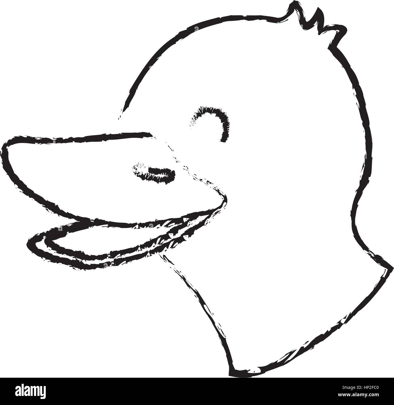 duck farm animal icon vector illustration graphic design Stock Vector ...