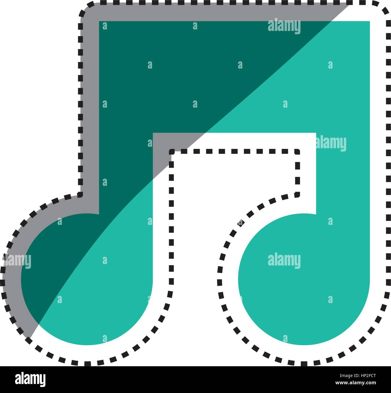 Music note isolated icon vector illustration graphic design Stock ...