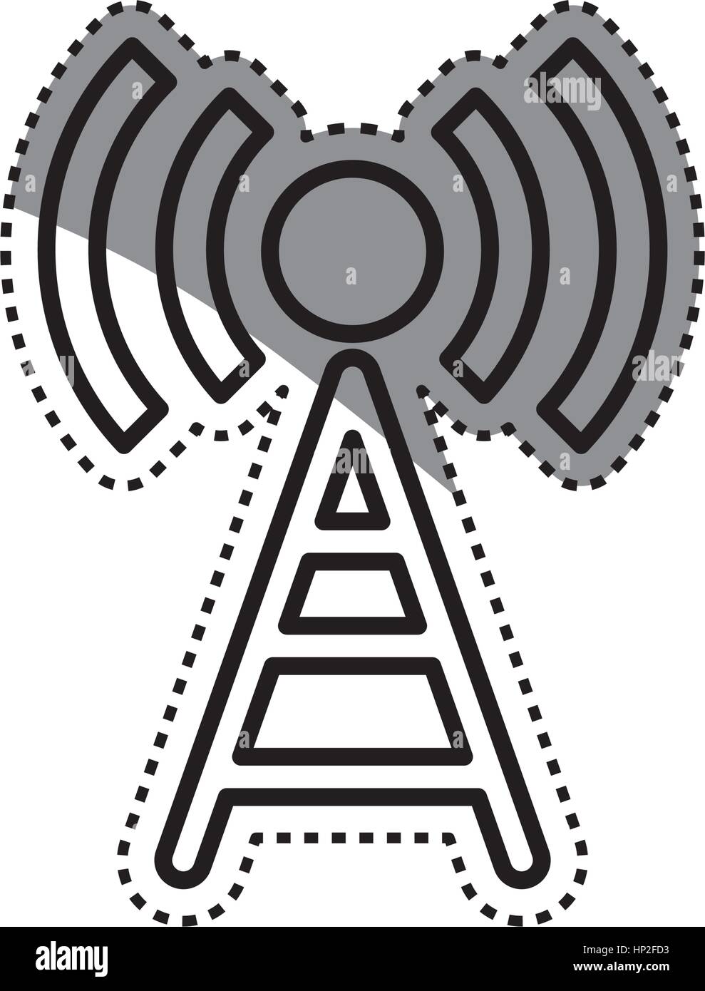 Wifi zone antenna icon vector illustration graphic design Stock Vector ...