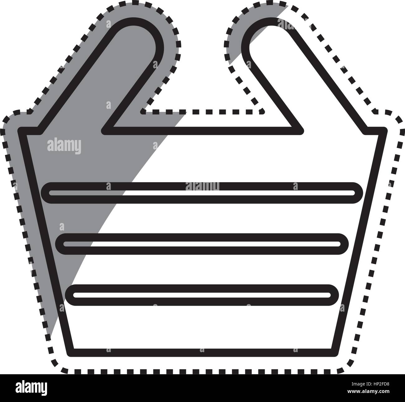 Shopping basket symbol icon vector illustration graphic design Stock ...