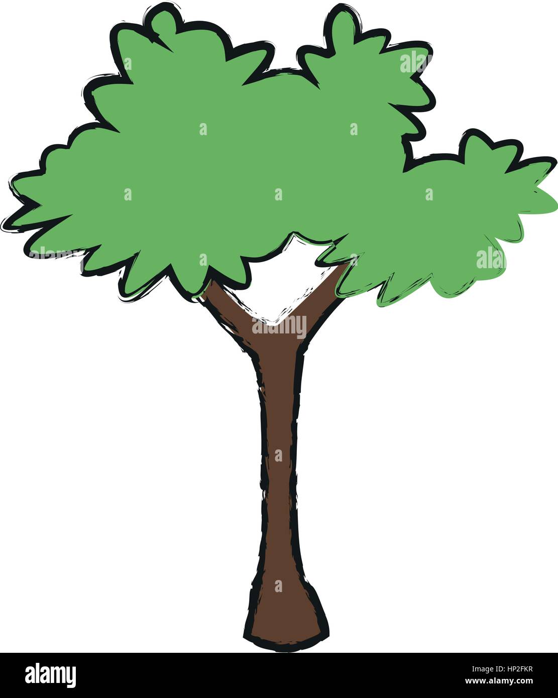 tree icon over white background. vector illustration Stock Vector Image ...