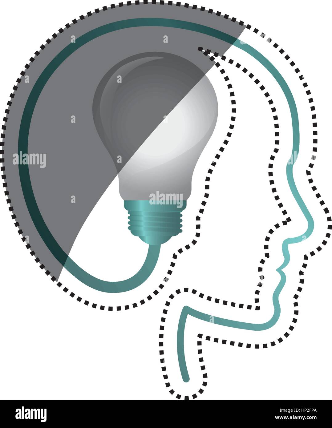 Bulb big idea icon vector illustration graphic design Stock Vector ...