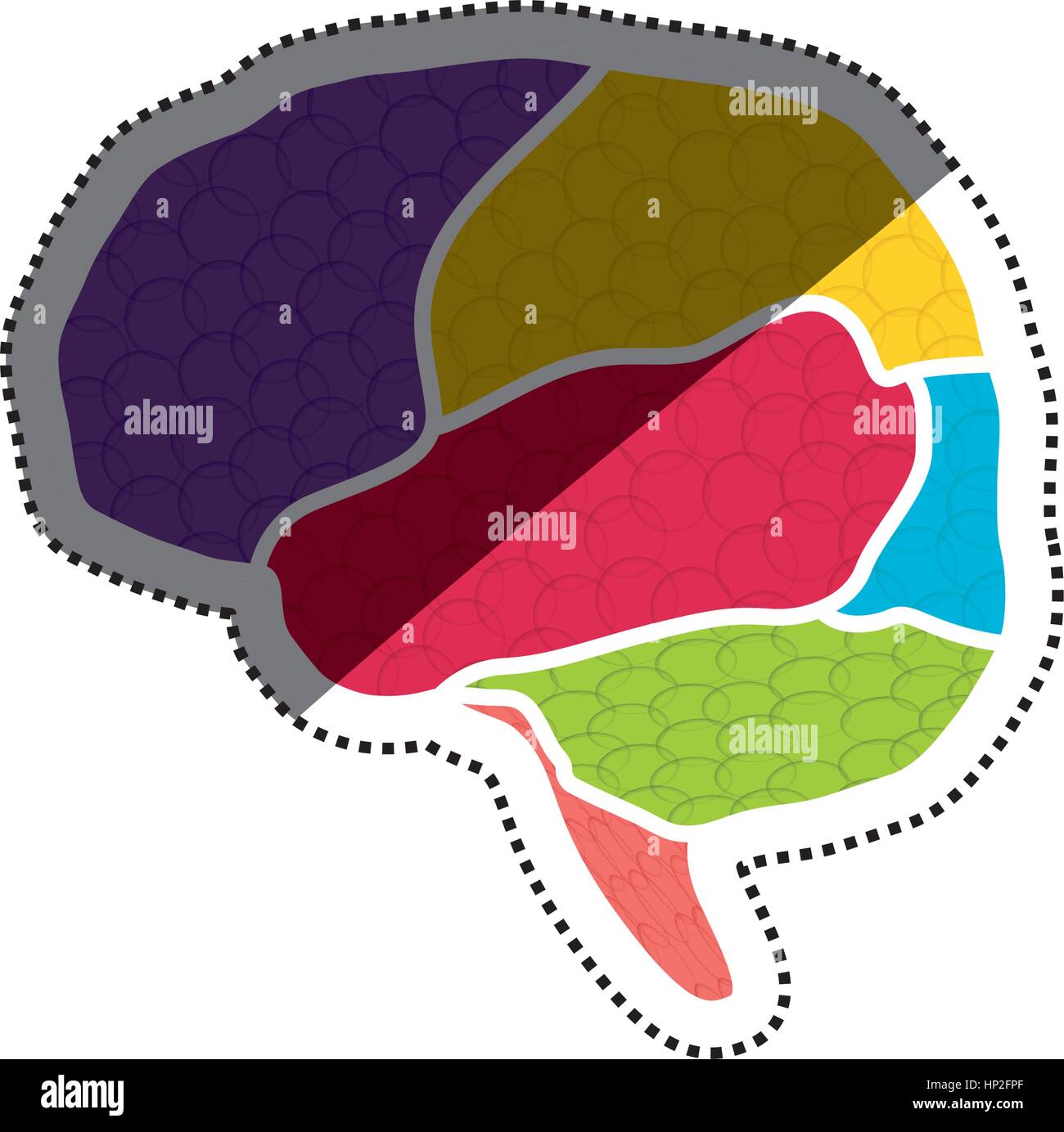 Human brain symbol icon vector illustration graphic design Stock Vector ...