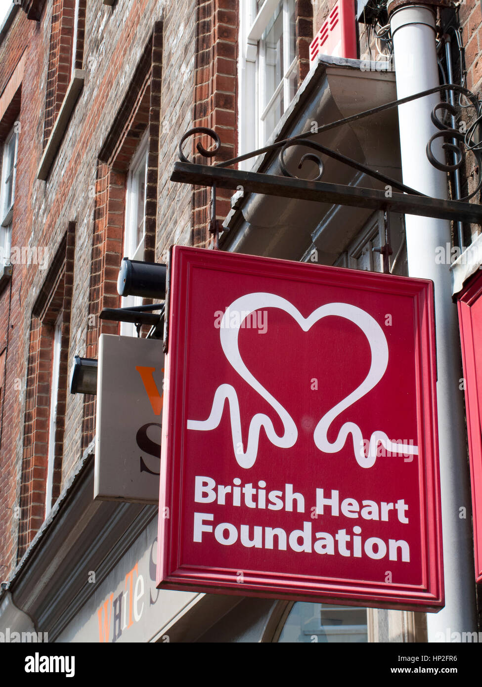 Bhf charity shop sign hi-res stock photography and images - Alamy