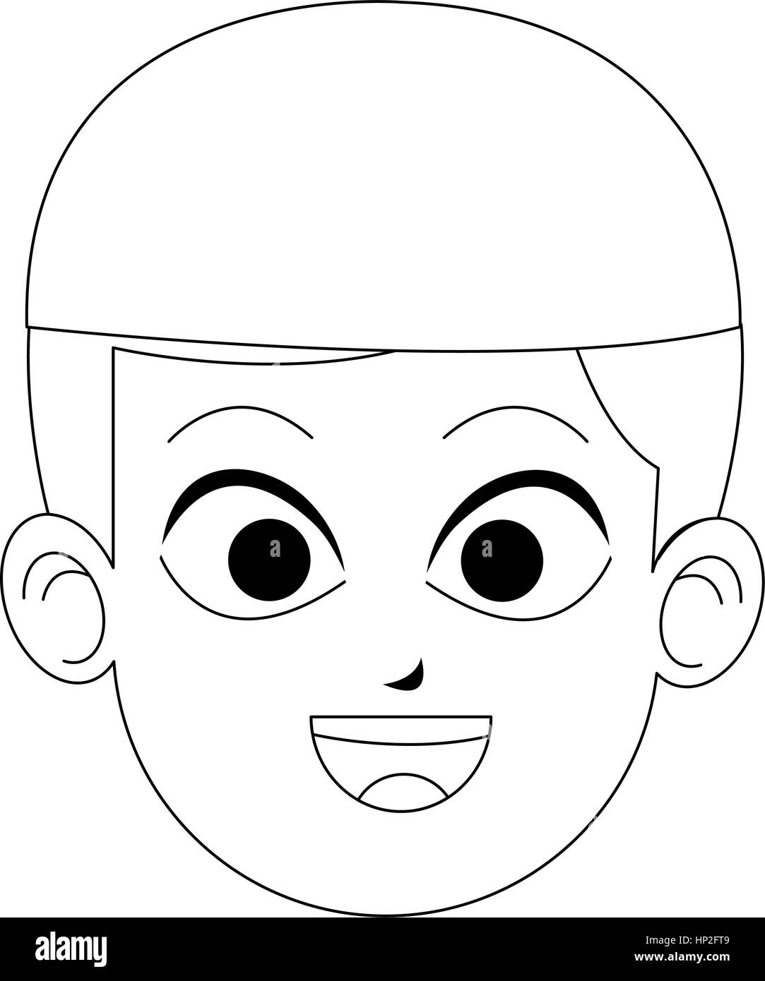 man face cartoon icon over white background. vector illustration Stock ...