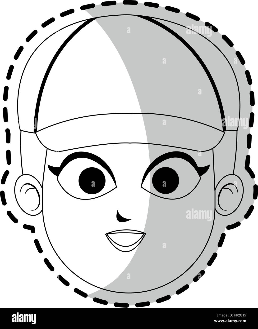 man with a cap over white background. vector illustration Stock Vector ...