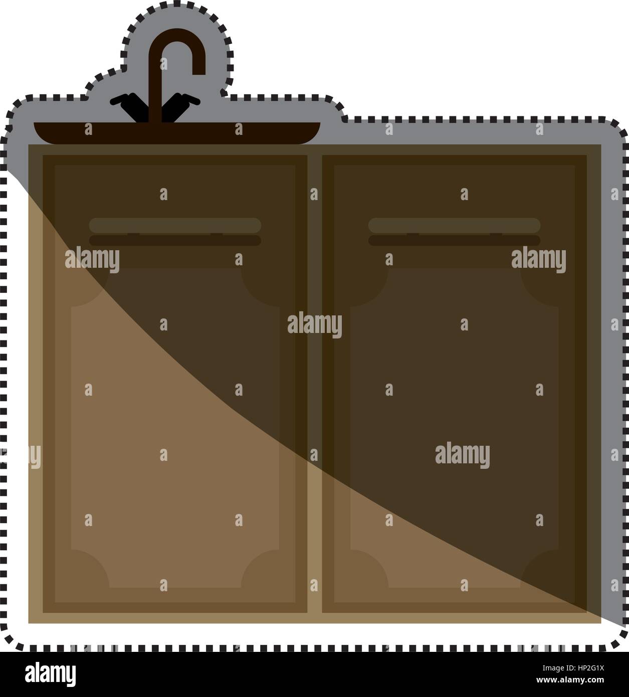 Kitchen cabinet design icon vector illustration graphic design Stock ...