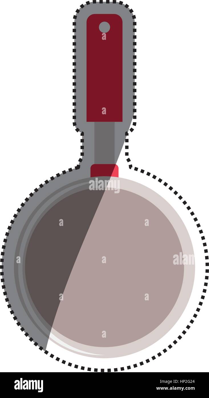 Kitchen pan cookware icon vector illustration graphic design Stock ...