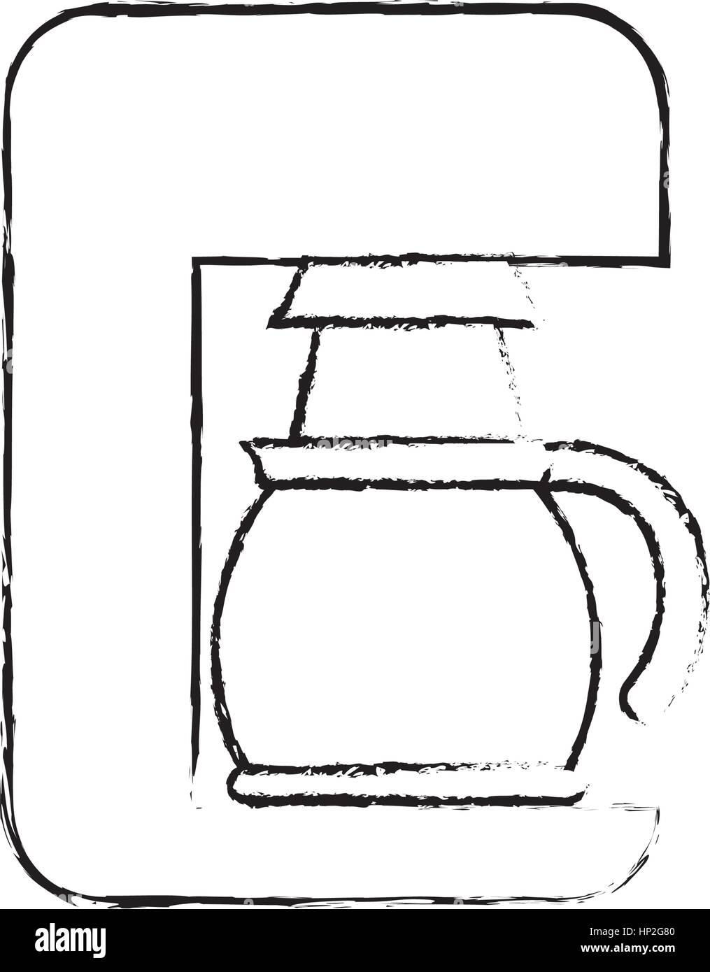 Coffee machine technology icon vector illustration graphic design Stock ...