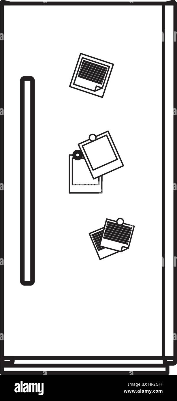 Fridge home appliance icon vector illustration graphic design Stock ...