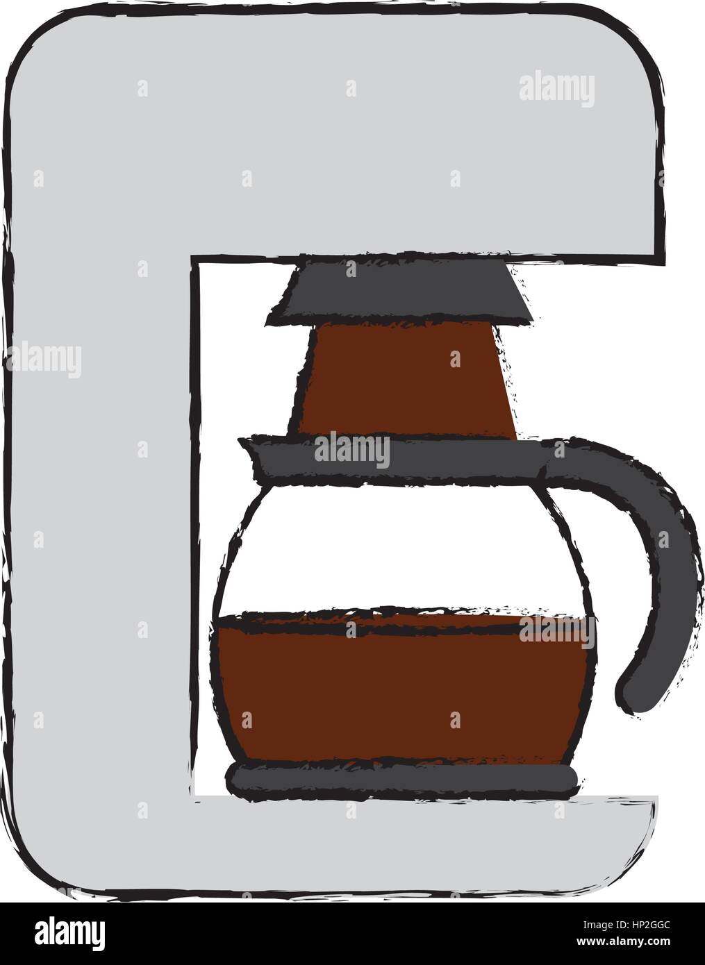 Coffee machine technology icon vector illustration graphic design Stock ...