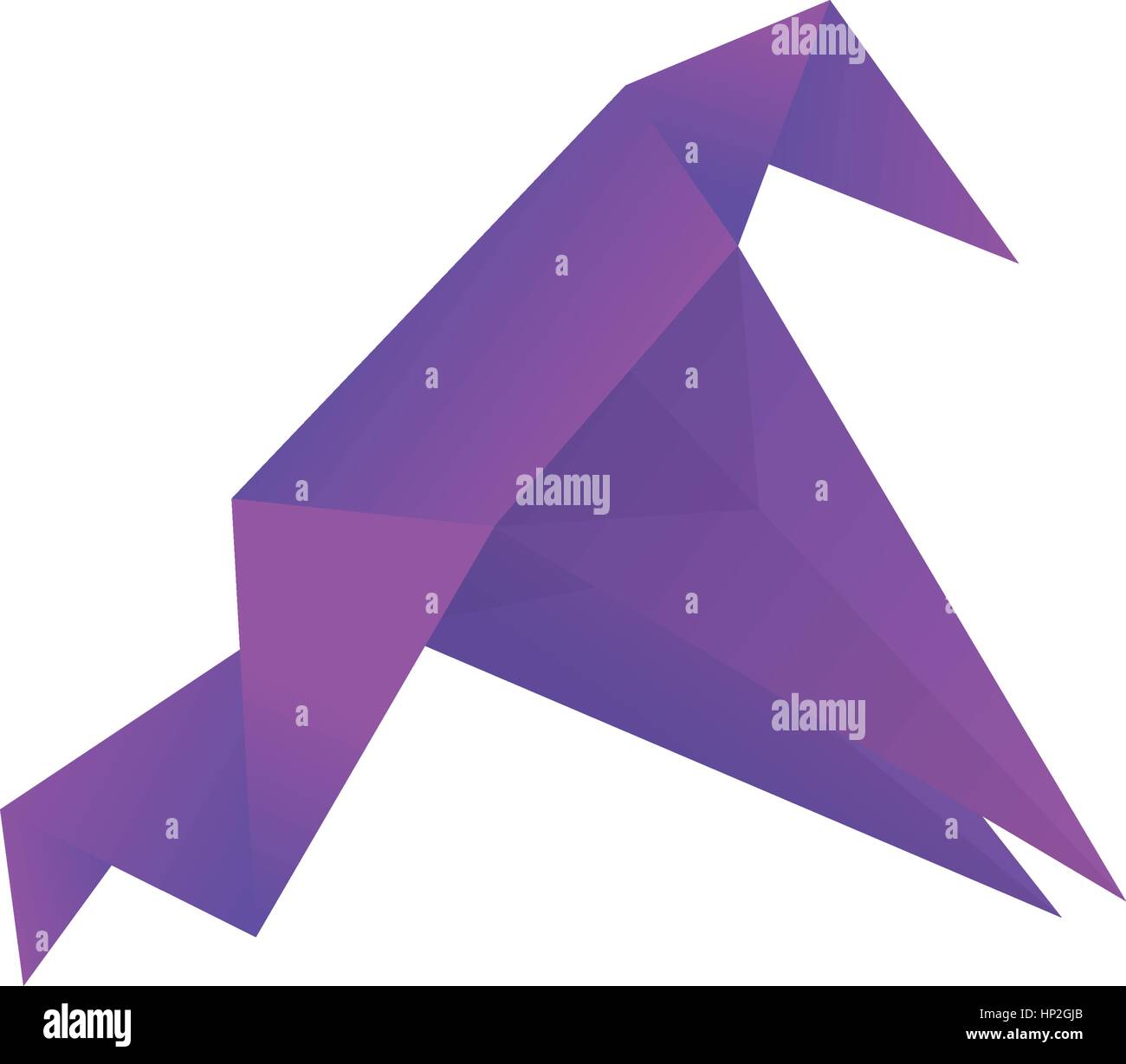 origami paper art icon vector illustration graphic design Stock Vector ...
