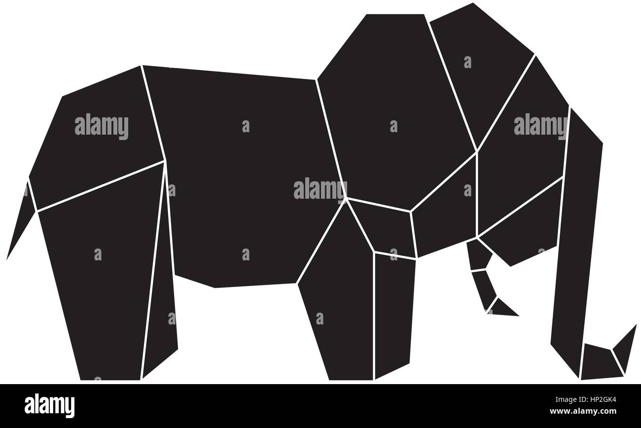 origami paper art icon vector illustration graphic design Stock Vector ...