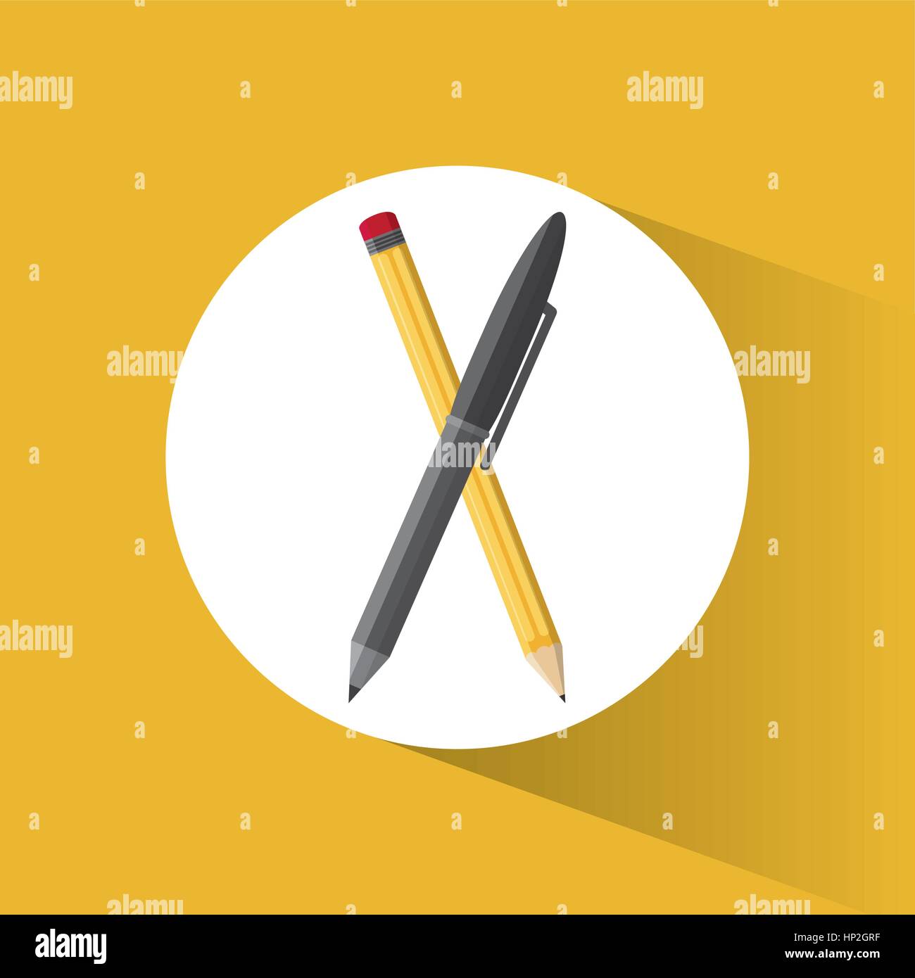Writing utensils vector vectors hi-res stock photography and images - Alamy