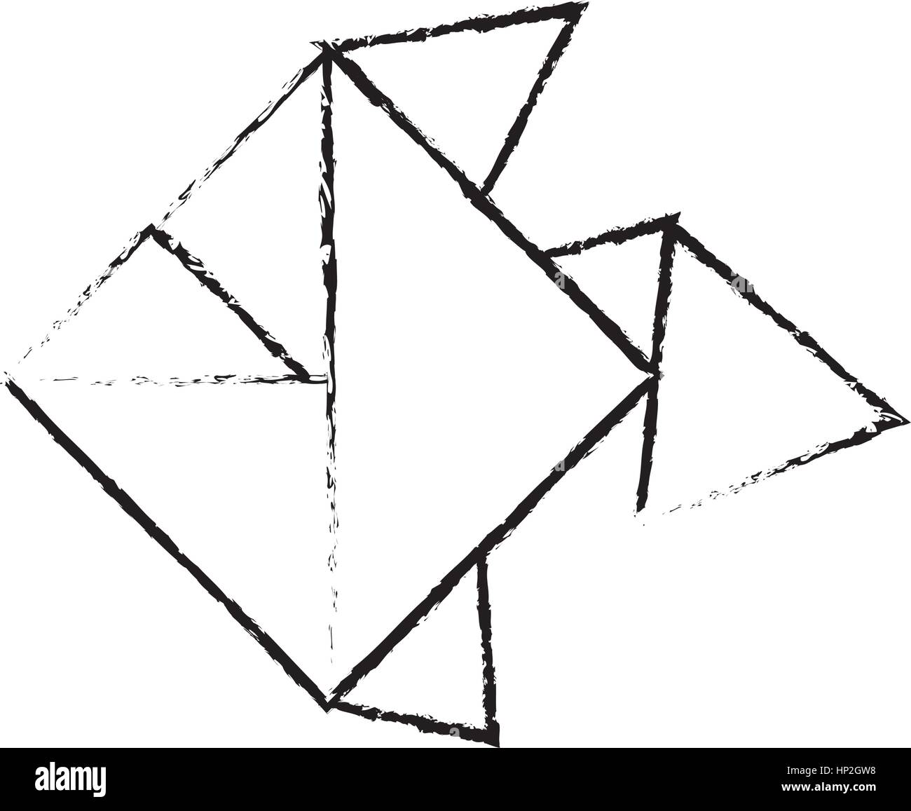 origami paper art icon vector illustration graphic design Stock Vector ...