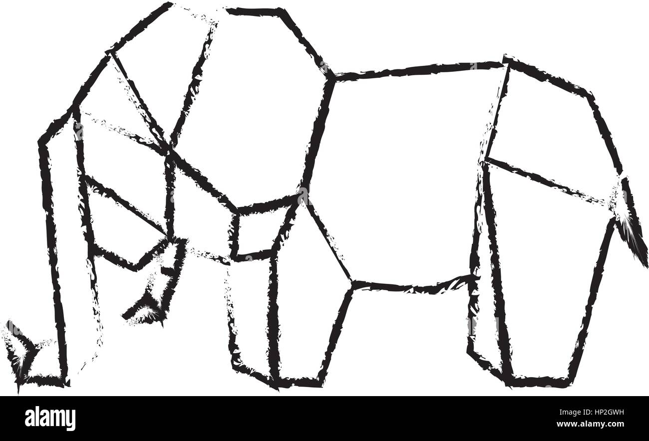 origami paper art icon vector illustration graphic design Stock Vector ...