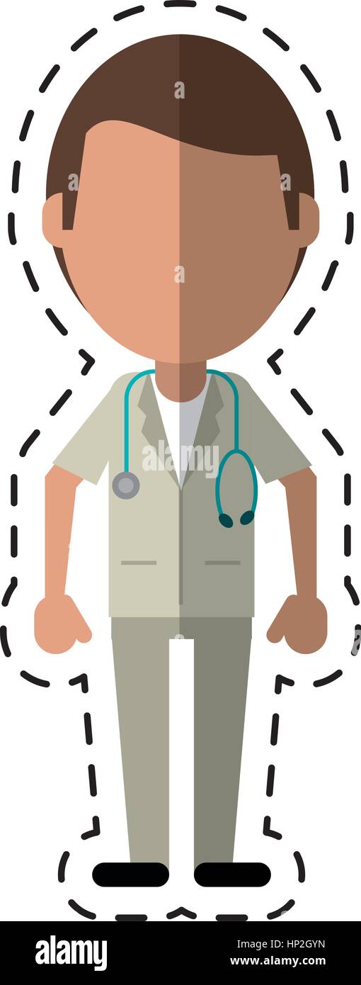cartoon edical stethoscope vector illustration eps 10 Stock Vector ...