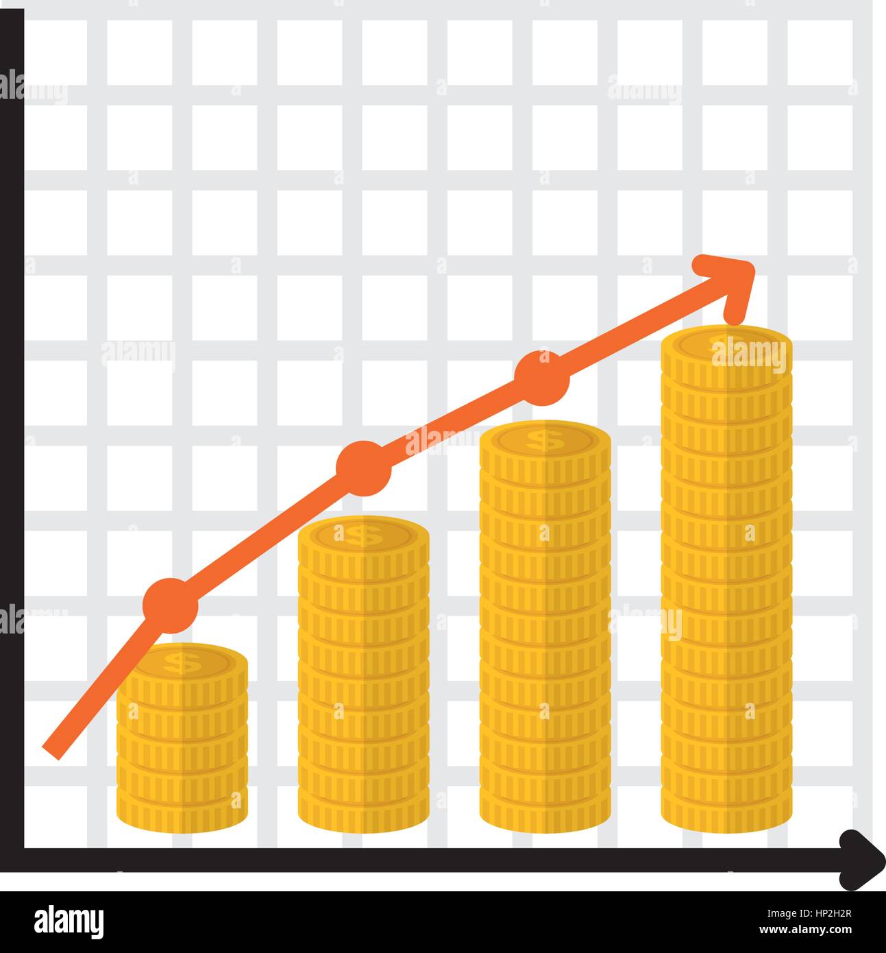 Financial growth symbol Stock Vector Image & Art - Alamy