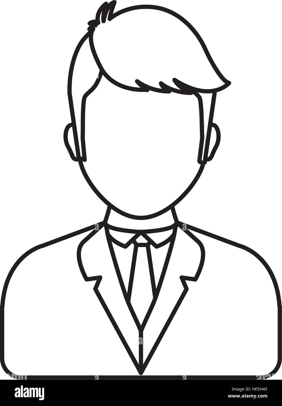 Businessman executive profile Stock Vector Image & Art - Alamy