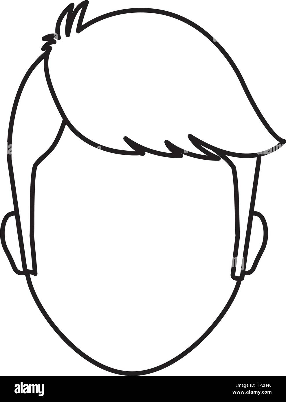 Man faceless head Stock Vector Image & Art - Alamy