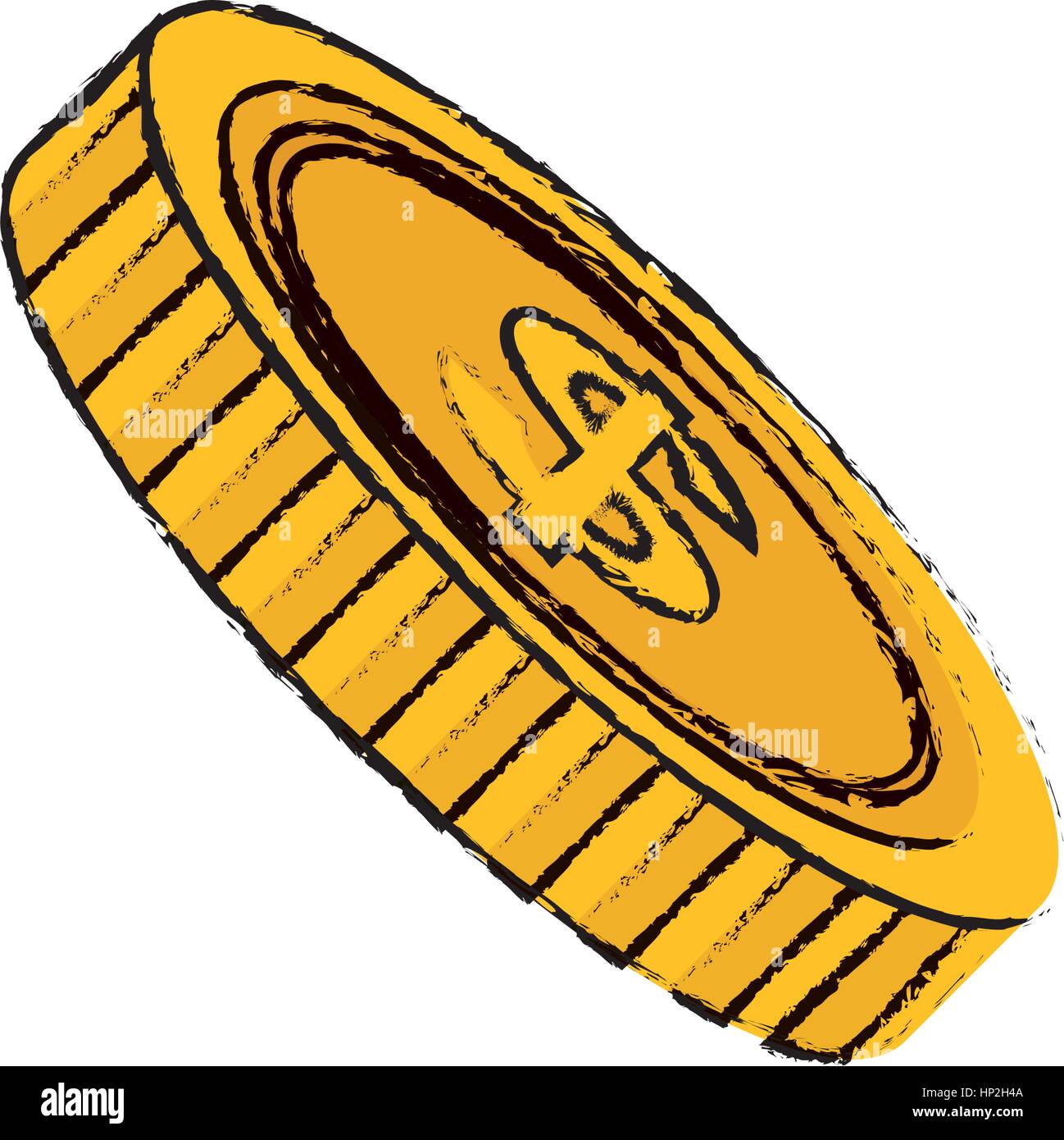 Coin of money Stock Vector Image & Art - Alamy
