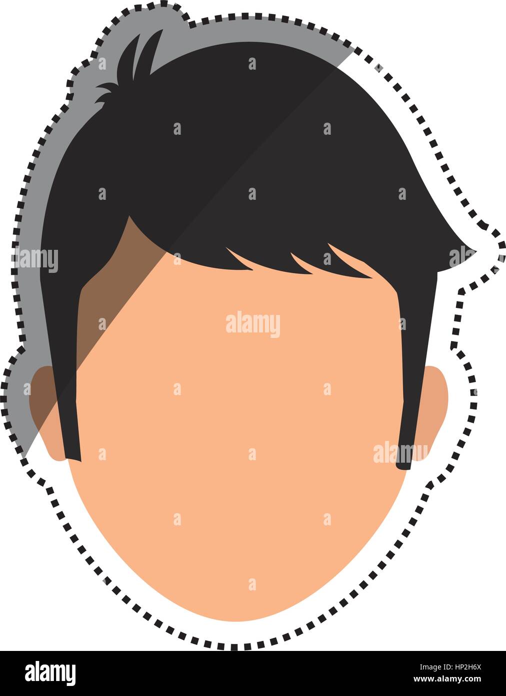 Man faceless head Stock Vector Image & Art - Alamy