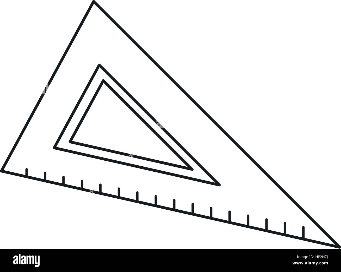Setsquare vector vectors hi-res stock photography and images - Alamy