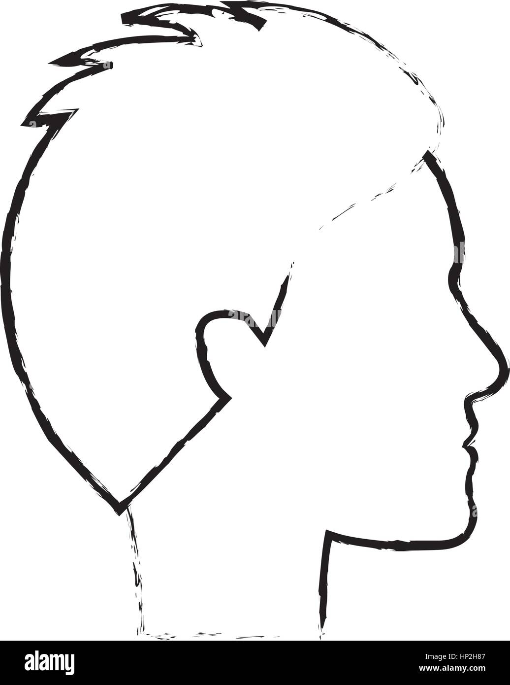 Man faceless head Stock Vector Image & Art - Alamy