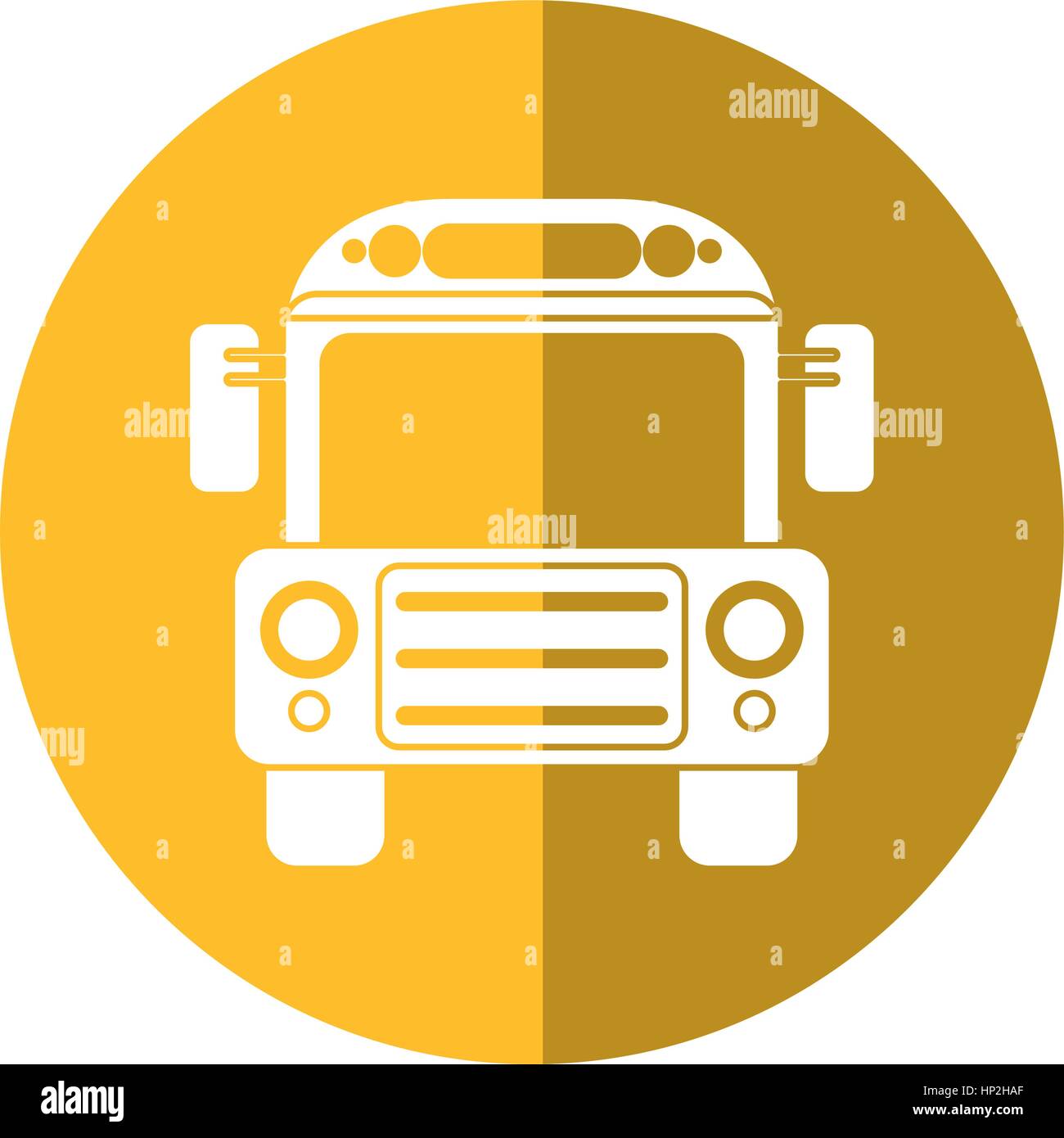 school bus transport design shadow vector illustration eps 10 Stock ...