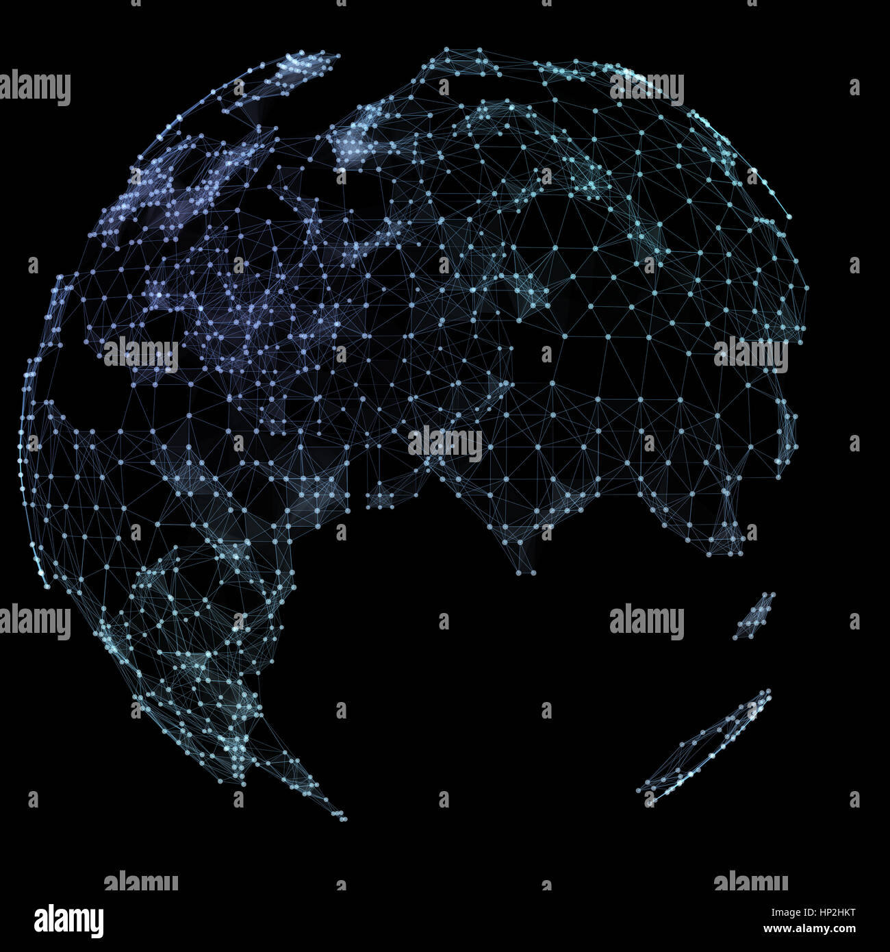 Polygonal world map. Global travel geography and connect, continent ...
