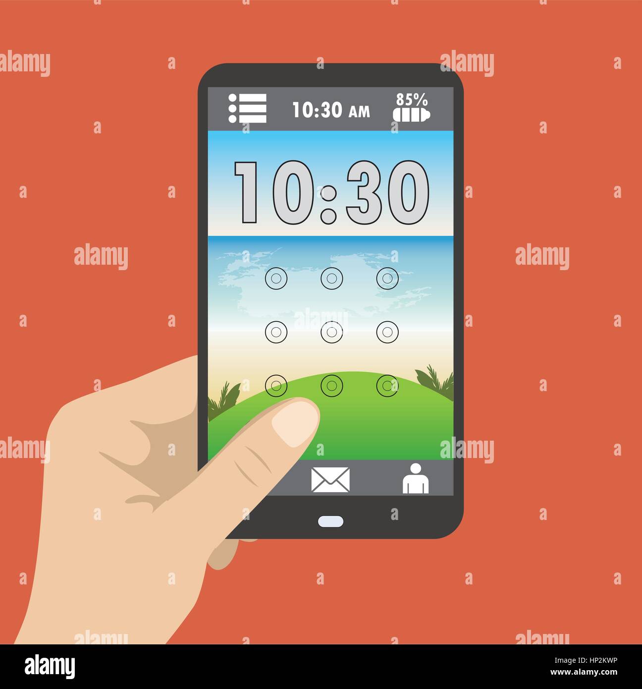 Graphical password Stock Vector Images - Alamy