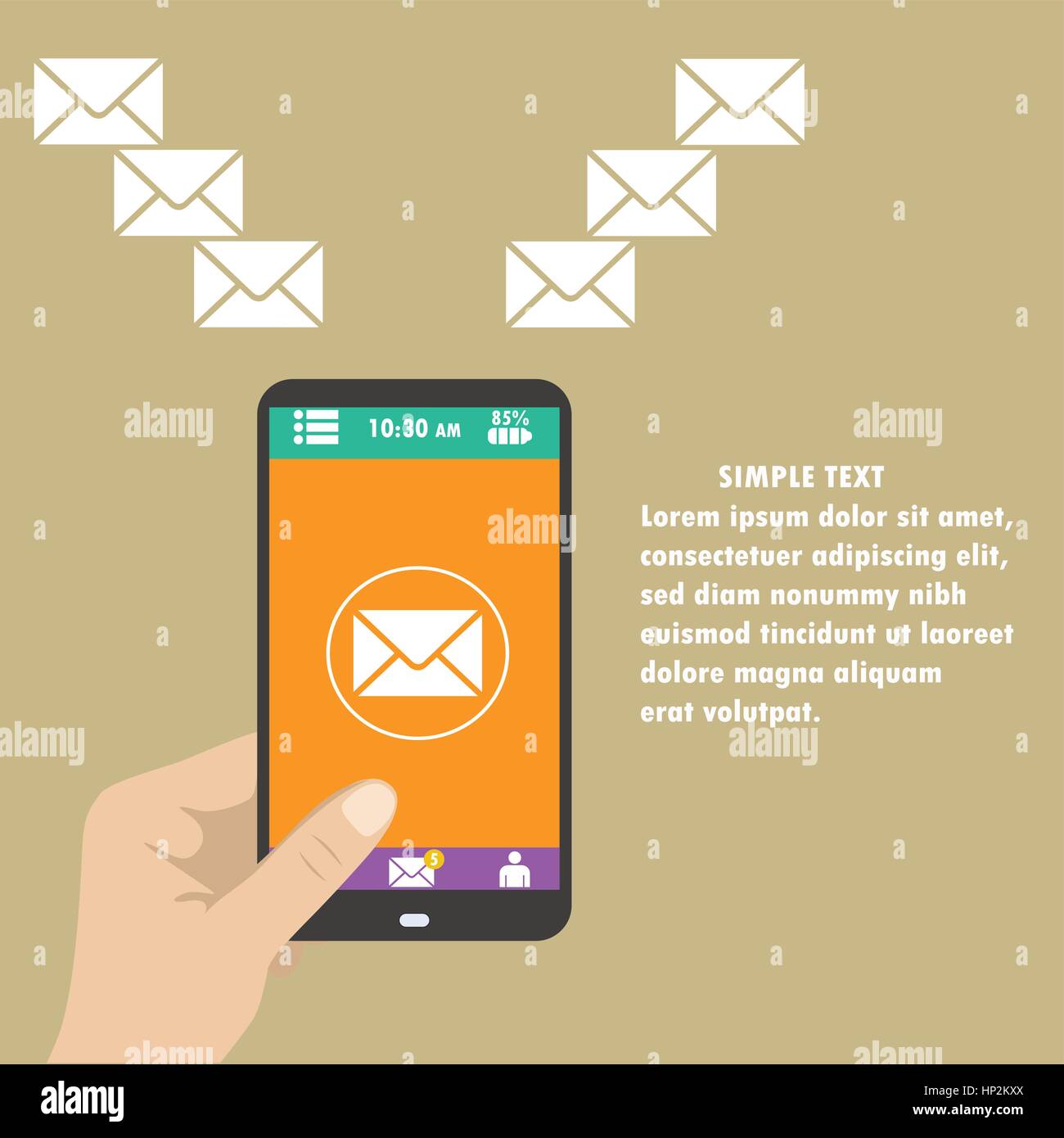 Concept mobile app development infographics Stock Vector Images - Alamy