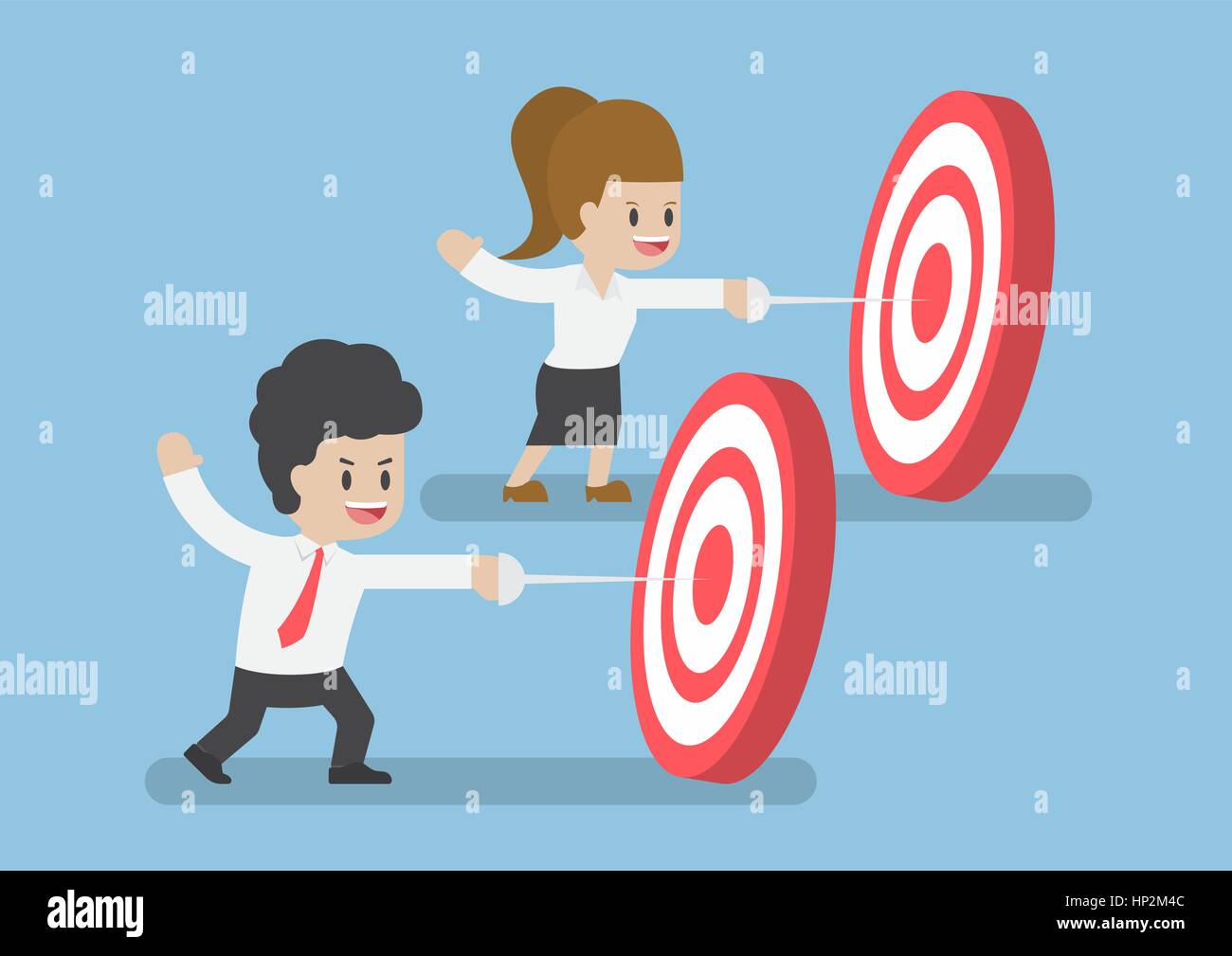 Woman and sword Stock Vector Images - Alamy