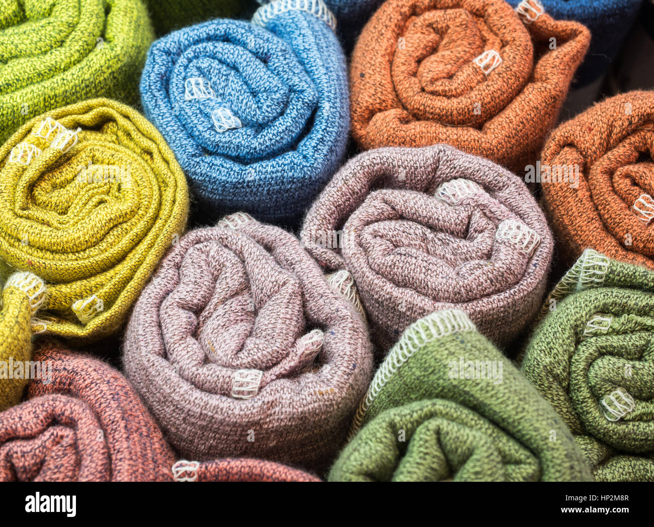 colorful towels background Stock Photo - Alamy