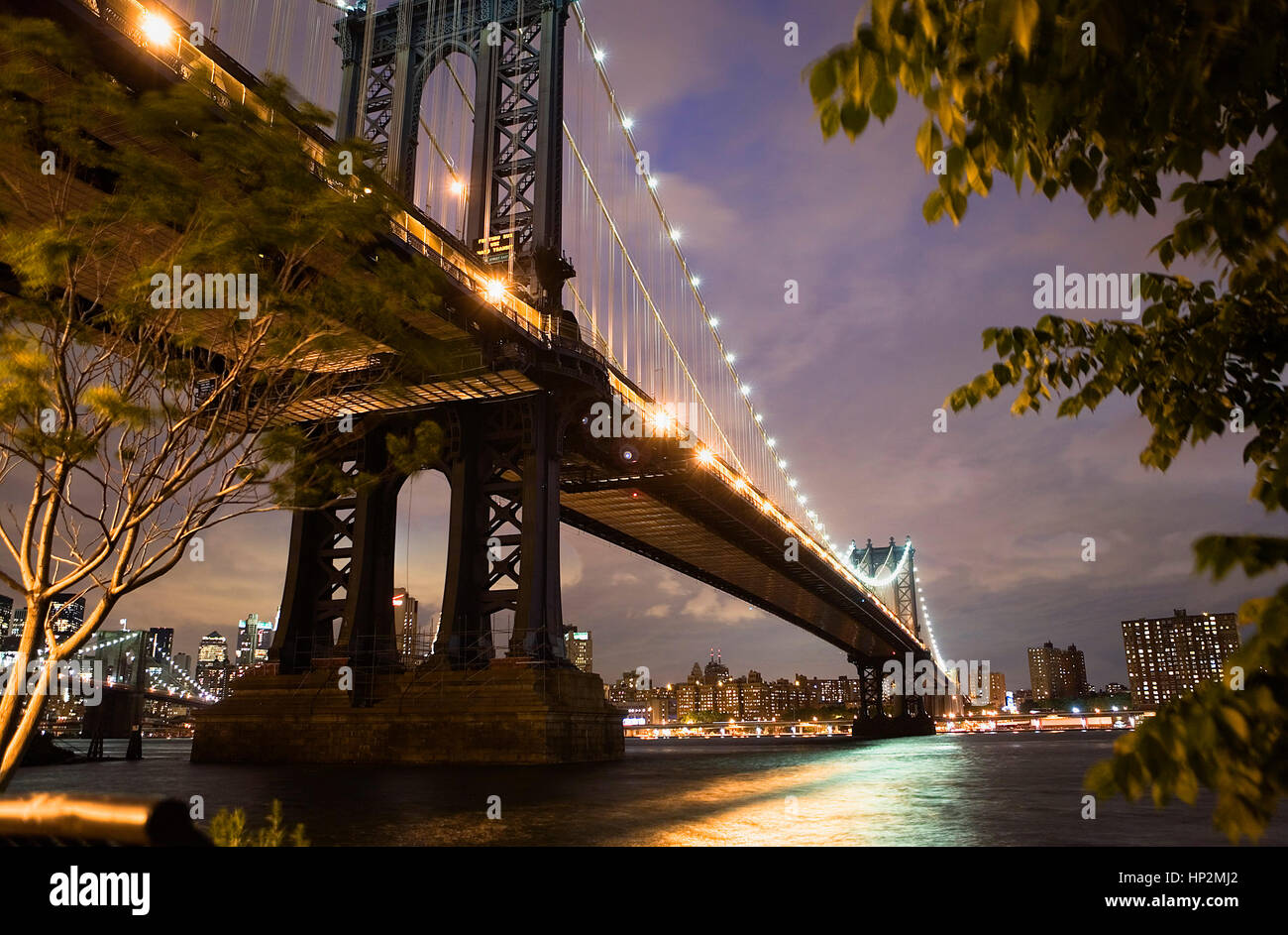 Manhattan bridge construction hi-res stock photography and images - Alamy
