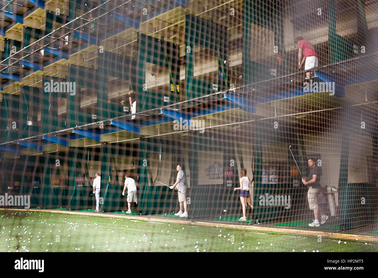 Chelsea Piers. Golf,New York City, USA Stock Photo - Alamy