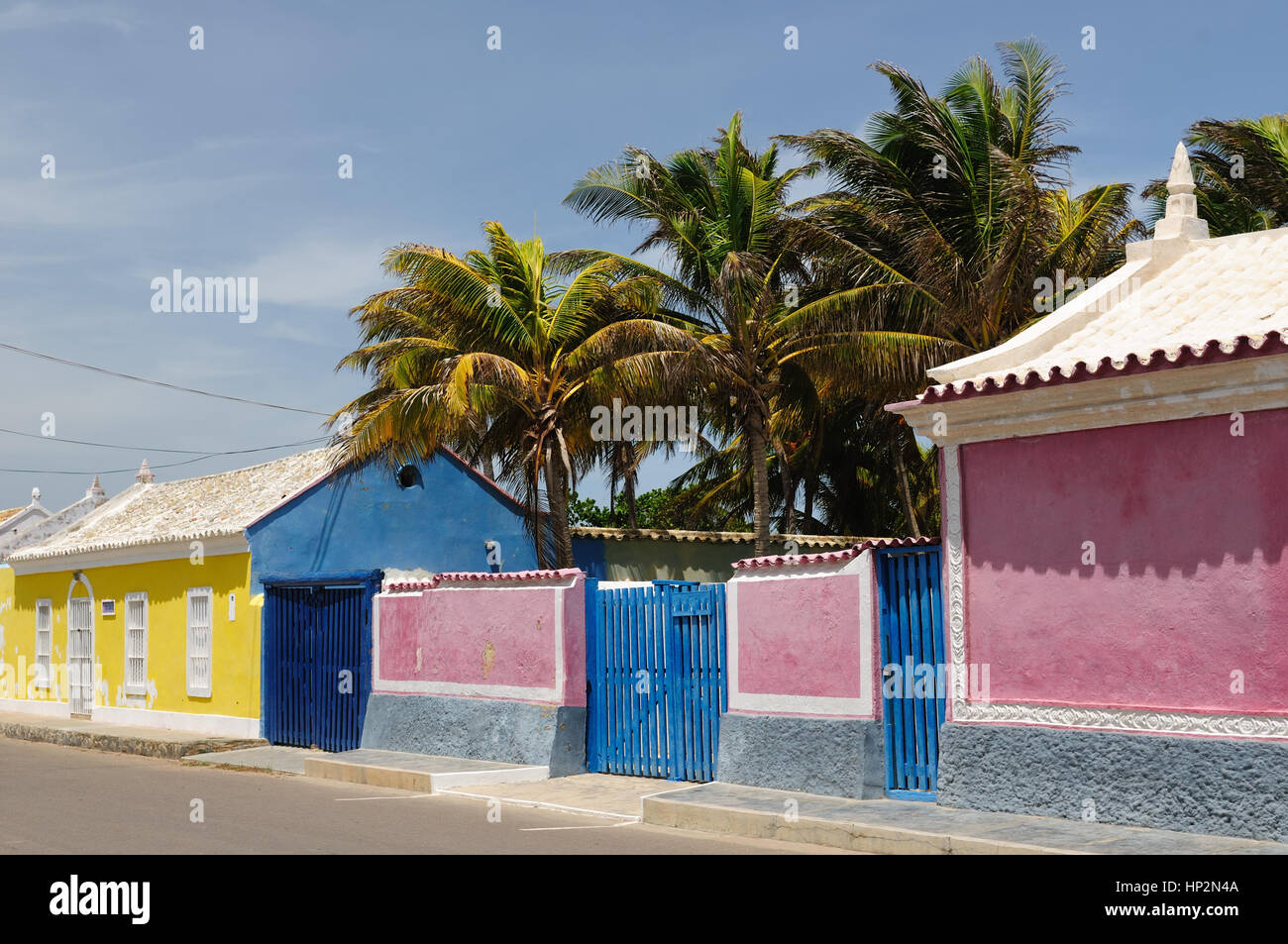 Venezuela, Adicora fishing village and resort near the city of Coro on ...