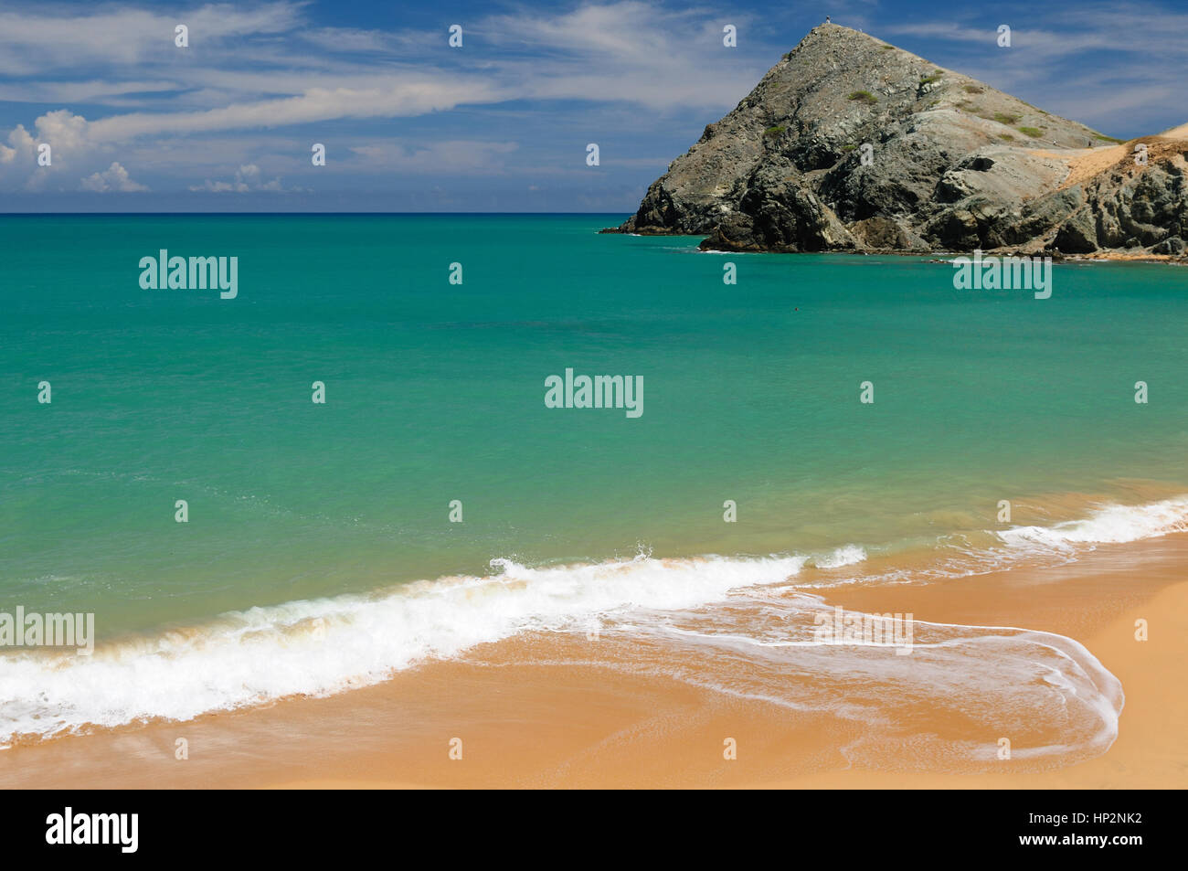 Colombia, wild coastal desert of Penisula la Guajira near the Cabo de ...