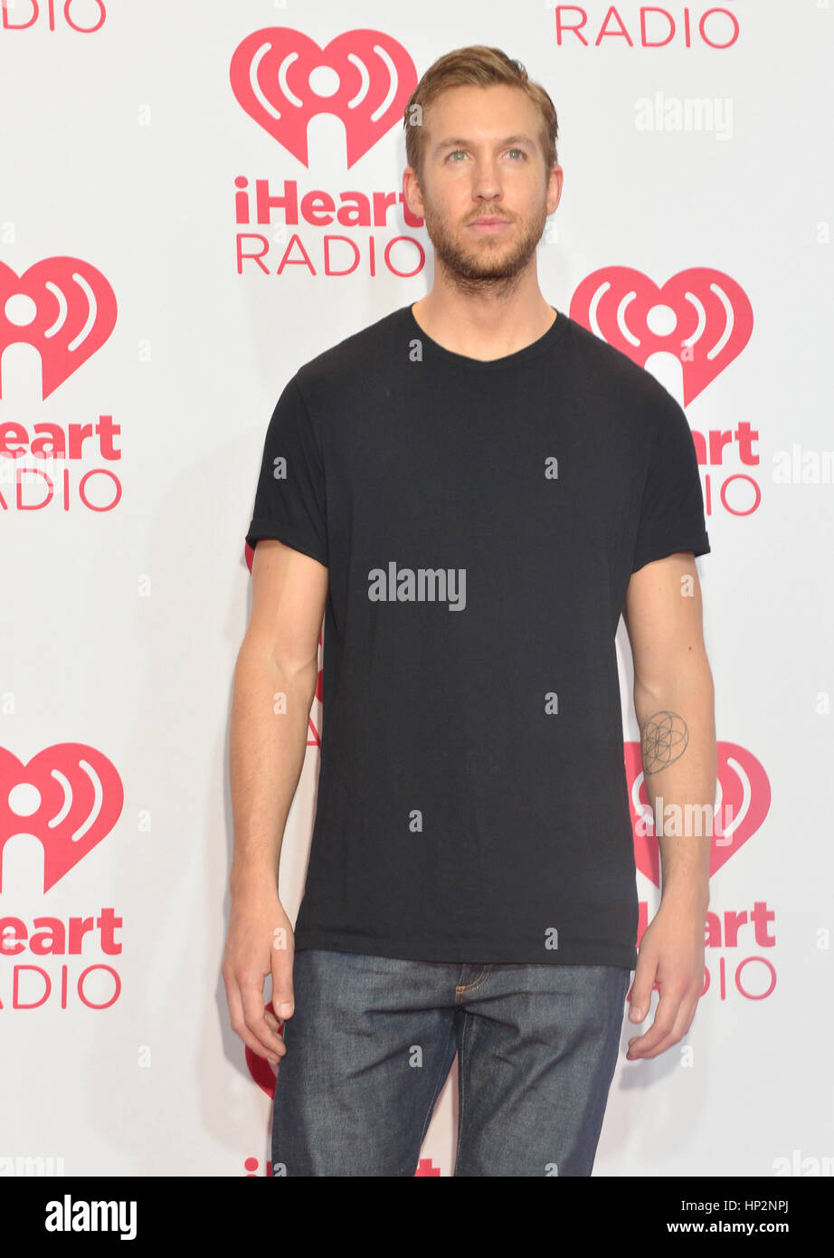 DJ Calvin Harris attends the 2014 iHeartRadio Music Festival at the MGM ...