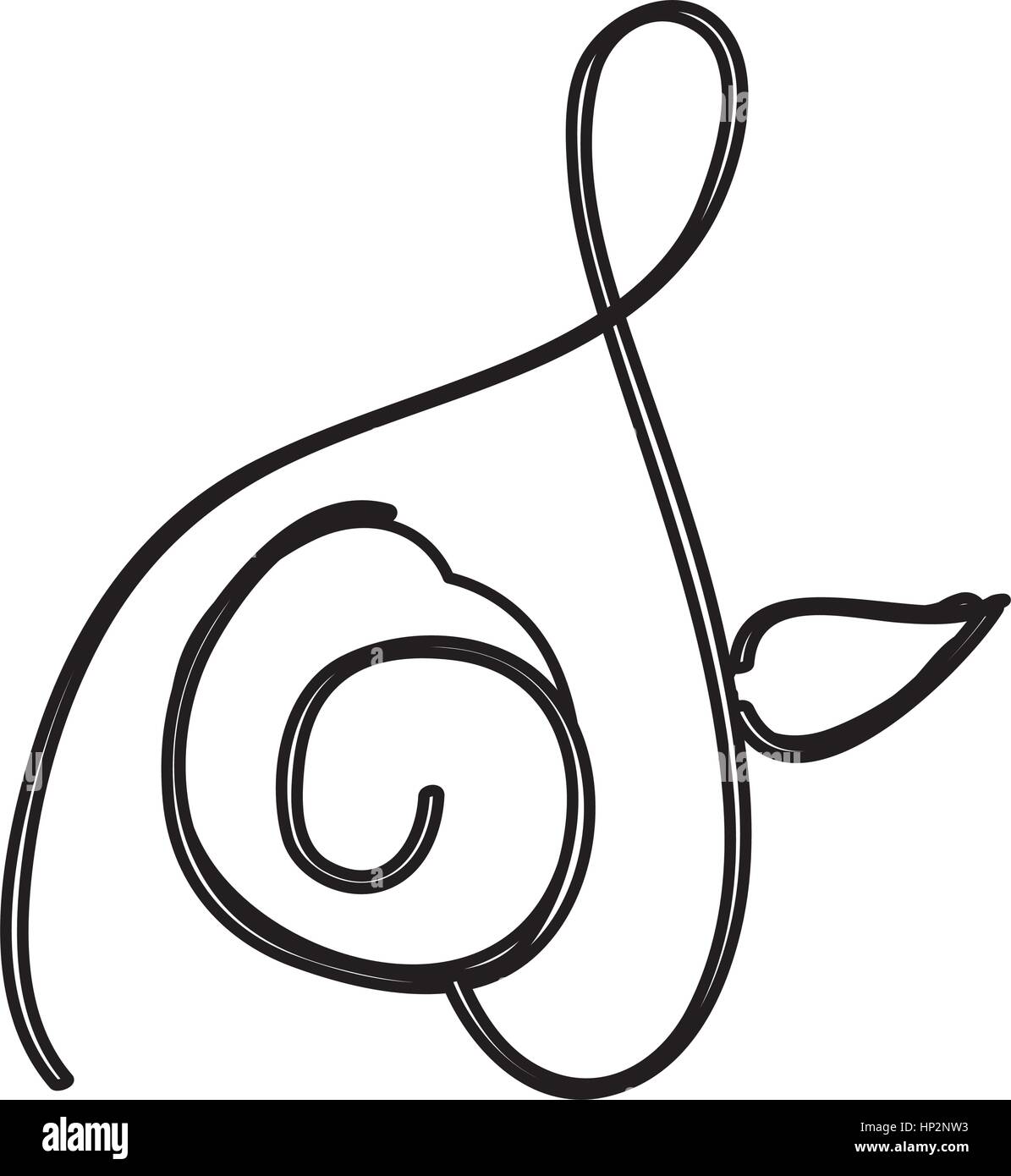 cute rose drawing icon vector illustration design Stock Vector Image ...